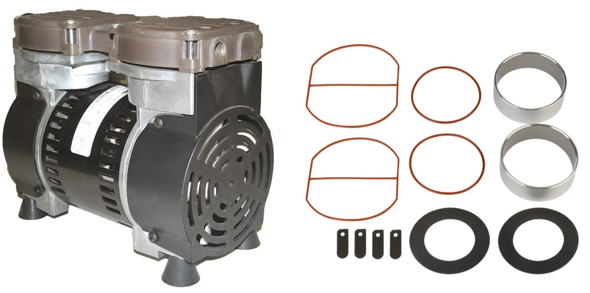 Whip Mix P100 Firelight Furnace Vacuum Pump Rebuild Kit 75R537-V183 ...