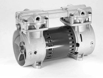 Rebuilt Thomas 2505 1+ cfm 18+"Hg Vacuum Veneer Piston Compressor pump ...