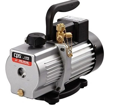 NEW Dual Voltage 1/2 HP 6 CFM Single Stage Rotary Vane Vacuum Pump HVAC ...
