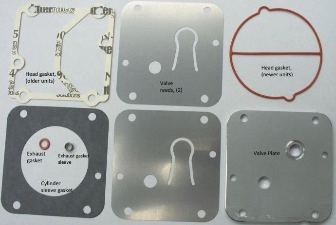 Thomas Compressor Valve Assembly Service Kit C85485-P Fits LGH, GH ...