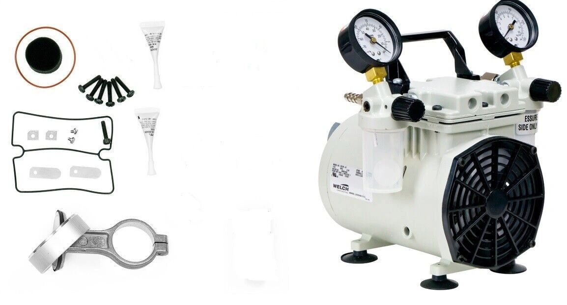 NEW Rebuild / Service Kit for Welch Vacuum Pump Model 2534K-03, 2522B ...