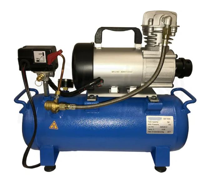 Hookah Scuba Diving 12-volt, 3/4 135 PSI HP 1.36 cfm Air Compressor ...