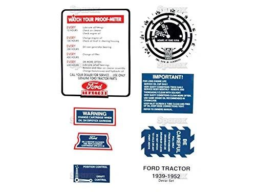 Kit, Decal Ford 8N 1950-52 - Aftermarket # S61440