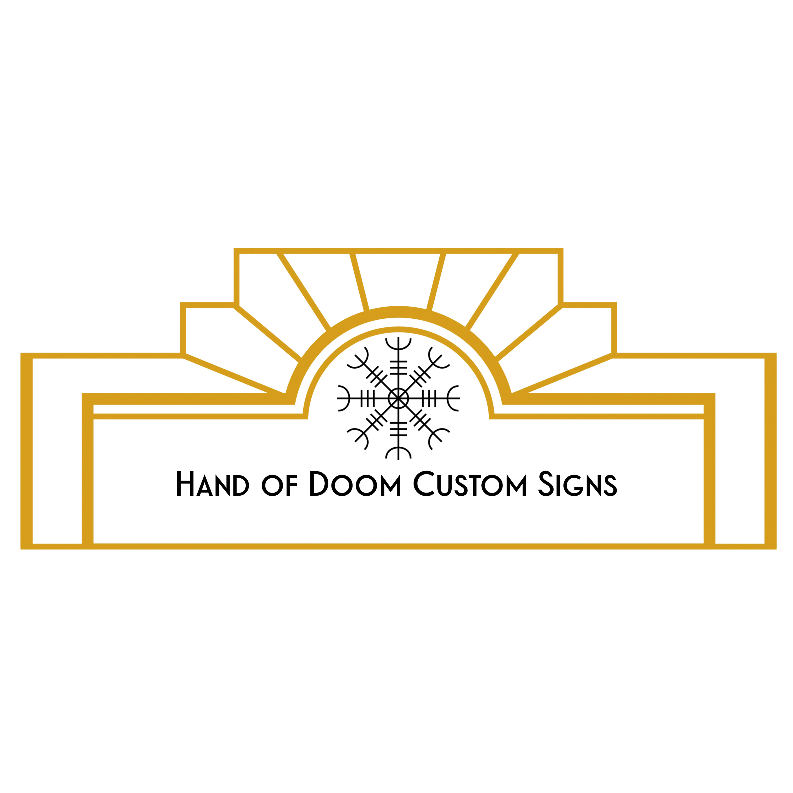 Hand of Doom Custom Signs