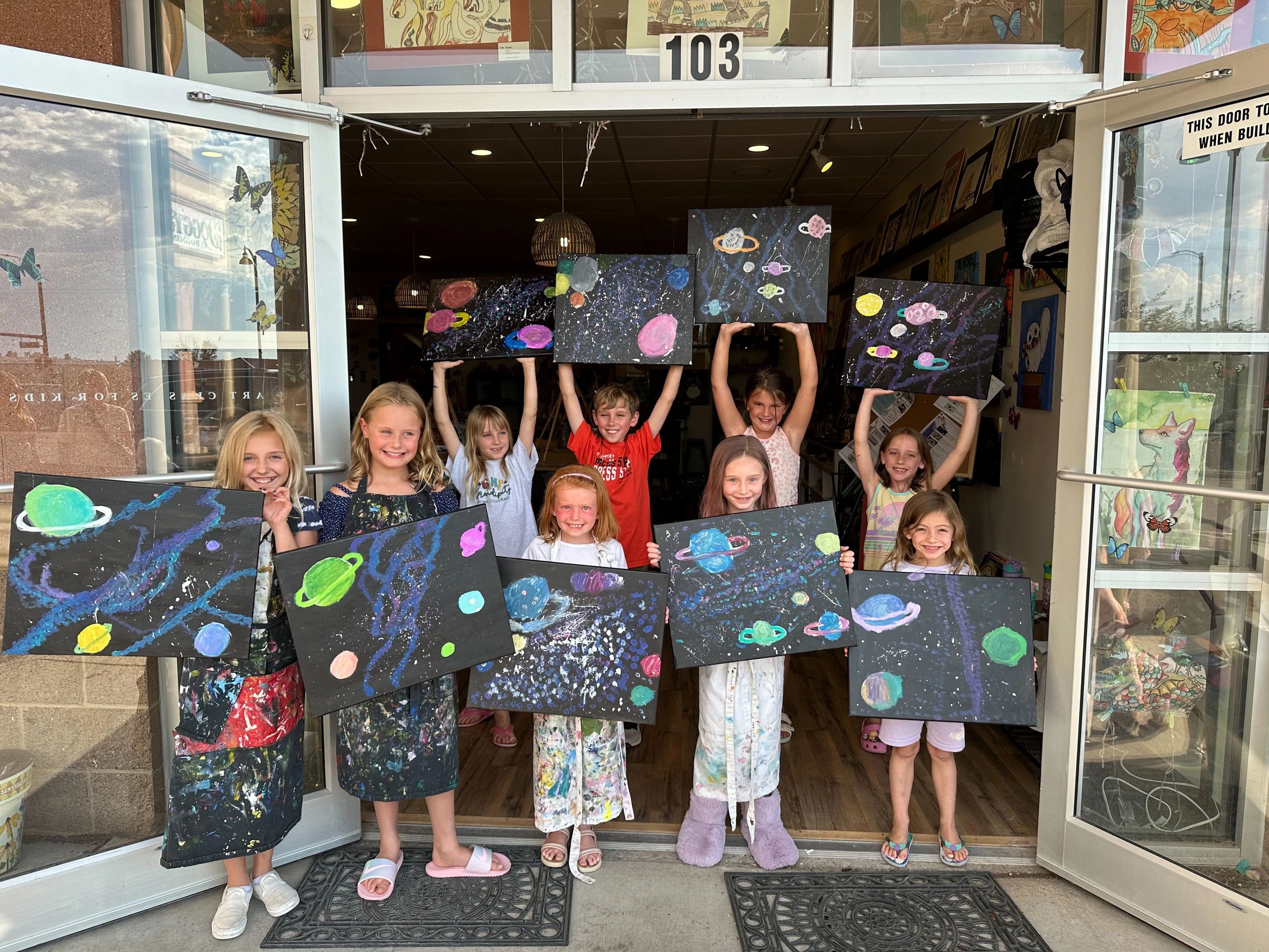 Glow in the Dark Paint Party