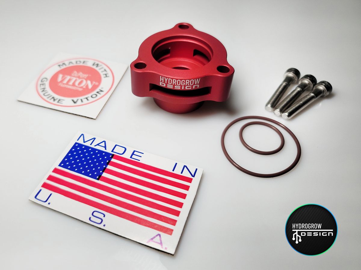 Silverado / Sierra 2.7L Turbo Blow Off Valve Adapter [Version2] - RED