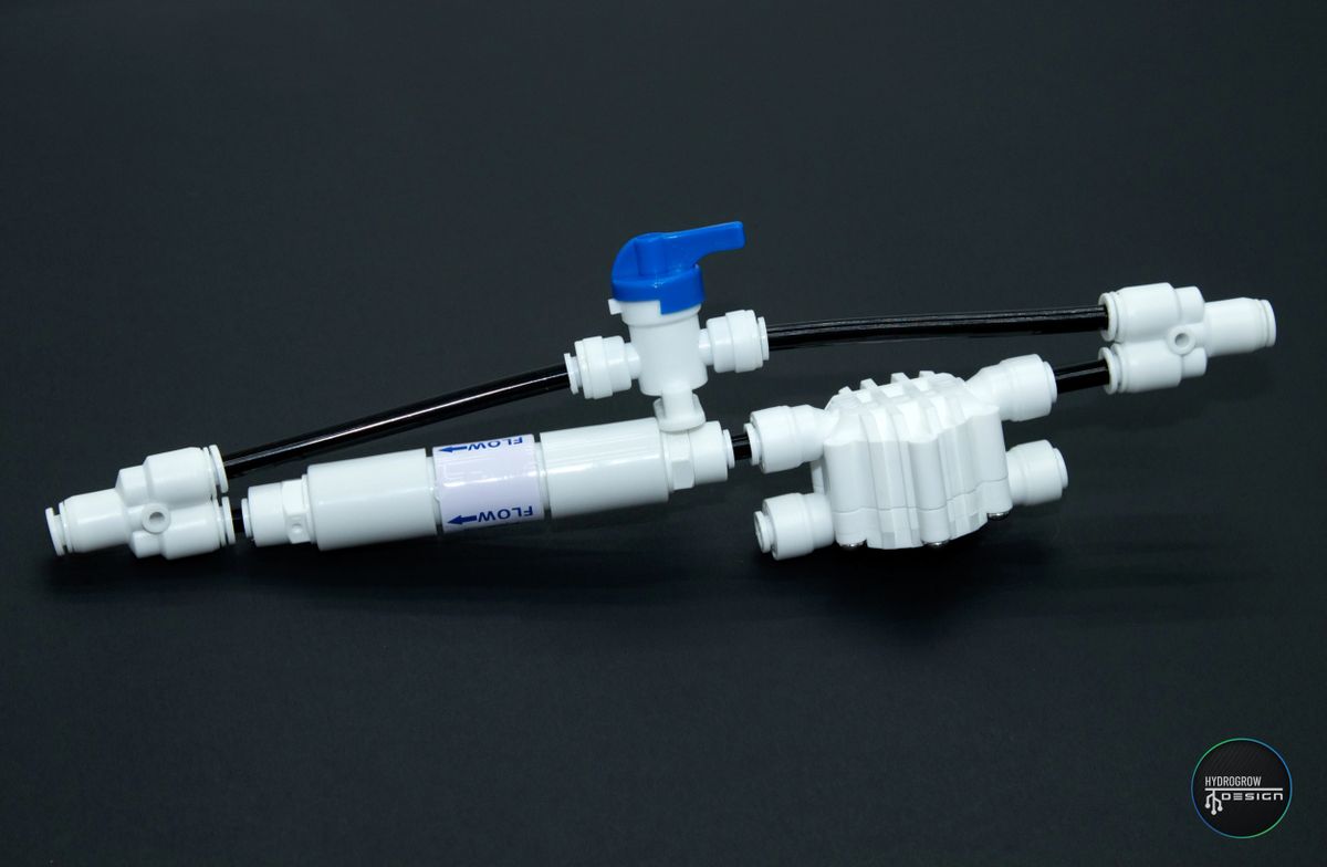 Reverse Osmosis RO Flush Kit Valve with Auto Shut-off Valve 150 GPD RO ...
