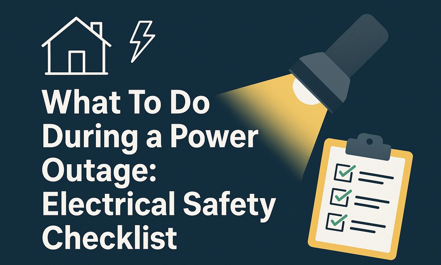What To Do During a Power Outage: Electrical Safety Checklist