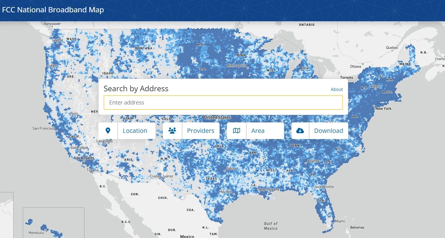 Broadband Coverage Map