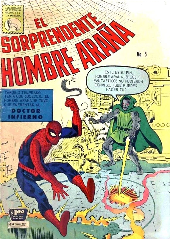 El Sorprendente Hombre-Araña (Mexican Spider-Man) #5 Photocopy Comic Book