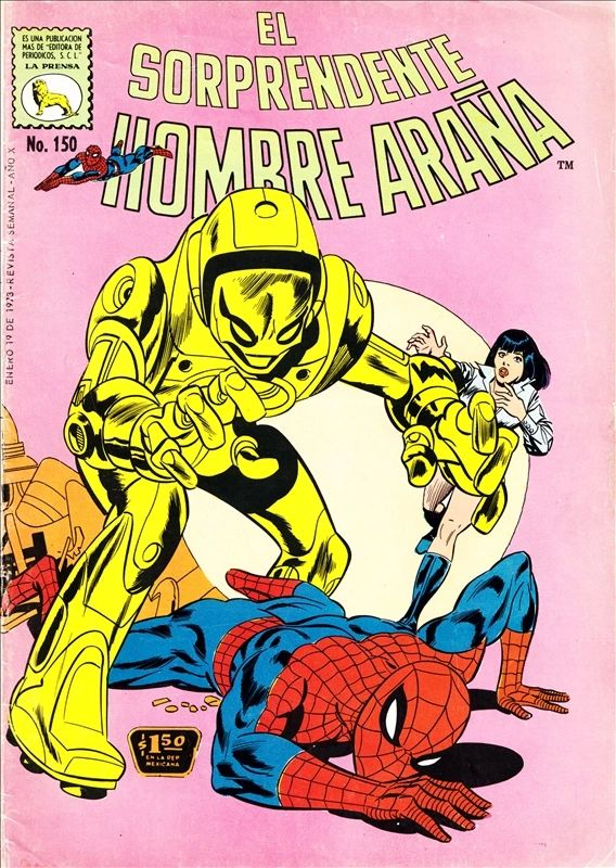 El Sorprendente Hombre-Araña (Mexican Spider-Man) #150 Photocopy Comic Book