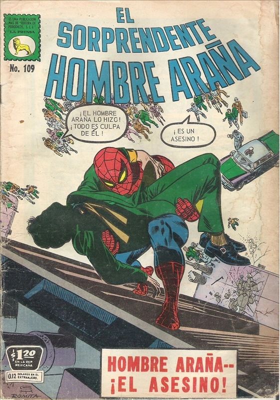 El Sorprendente Hombre-Araña (Mexican Spider-Man) #109 Photocopy Comic Book