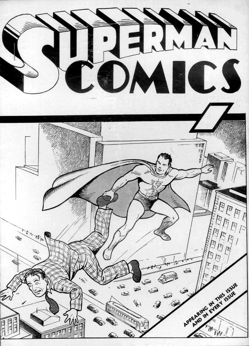 Superman Comics #1 Ashcan Photocopy Comic Book