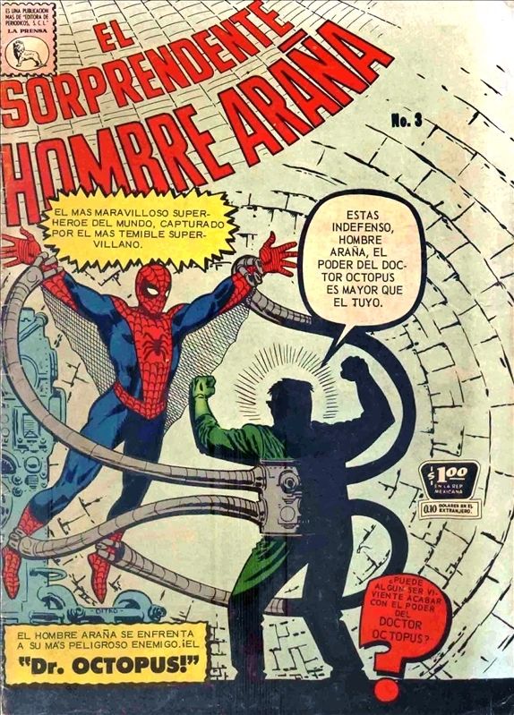 El Sorprendente Hombre-Araña (Mexican Spider-Man) #3 Photocopy Comic Book