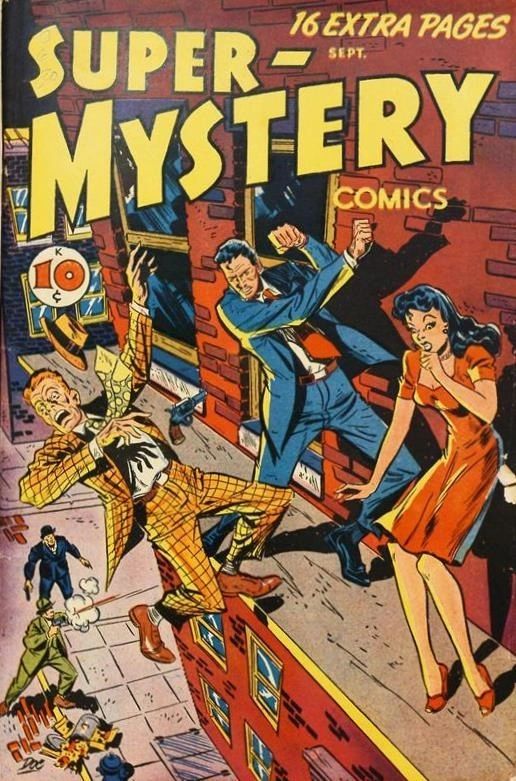 Super Mystery Comics Vol. 7 #1 Photocopy Comic Book