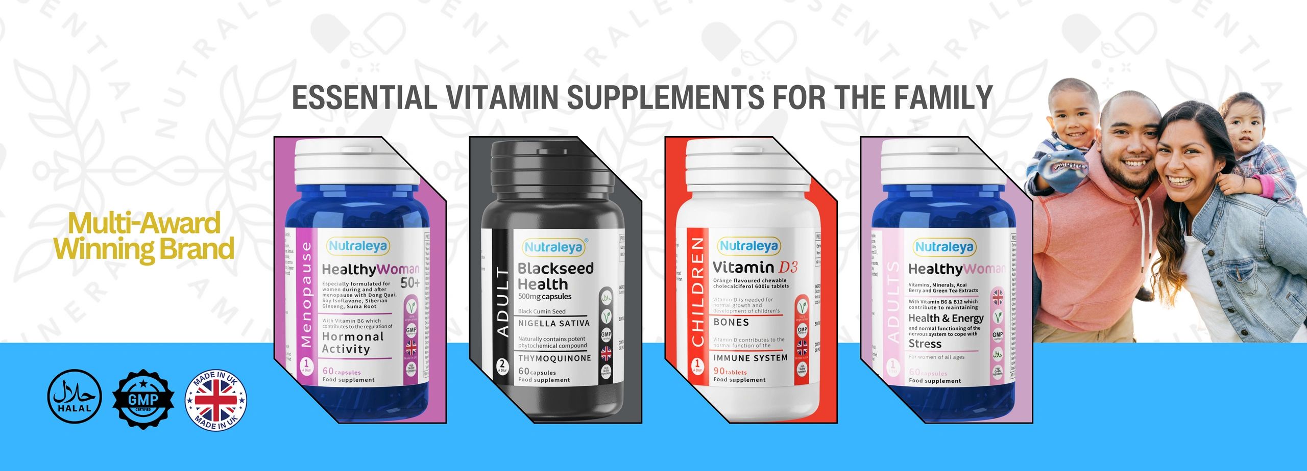 Nutraleya Natural, Plant-Based Supplements for Everyone.