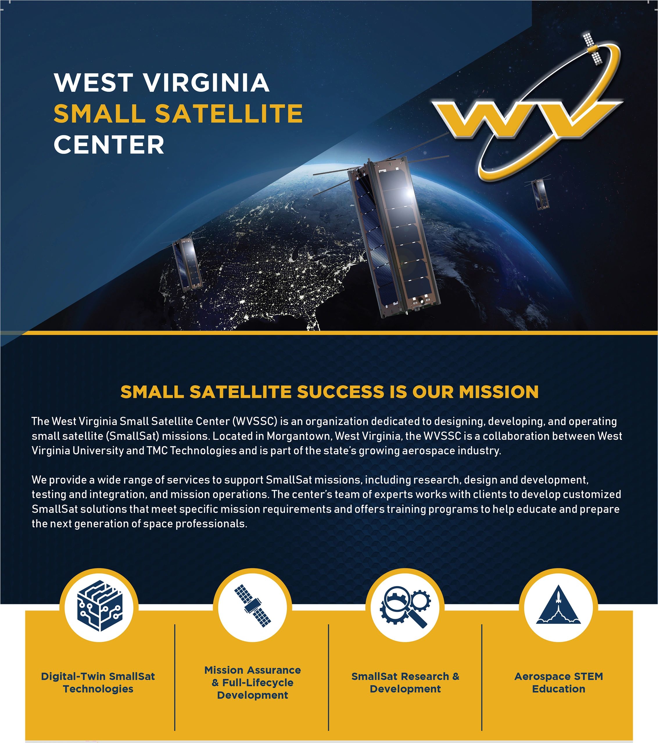 About | West Virginia Small Satellite Center