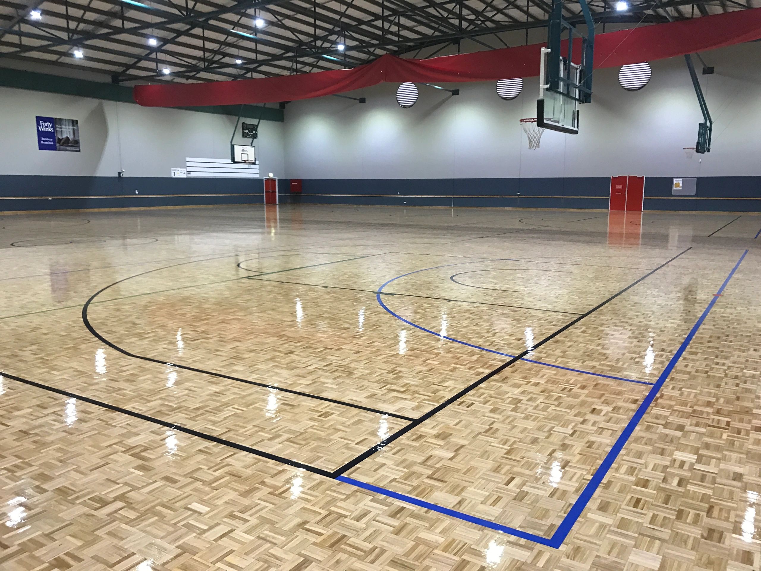 Sprung Timber Flooring - Timber Sports Floor