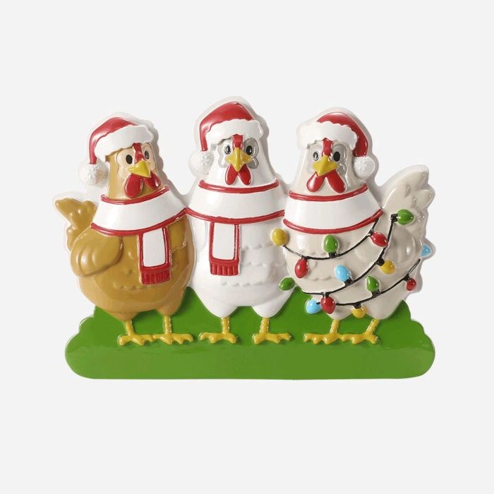CHICKEN FAMILY w/ 3 - SIBLINGS, COUSINS, FRIENDS