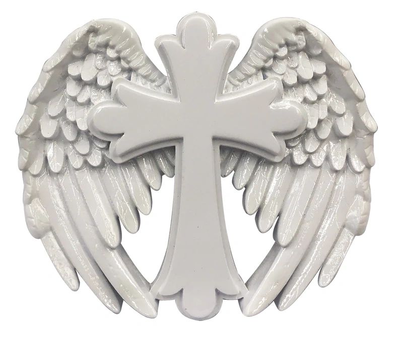 CROSS WITH WINGS - MEMORIAL
