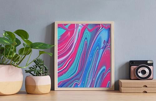 Create a Colorful Paint Pour