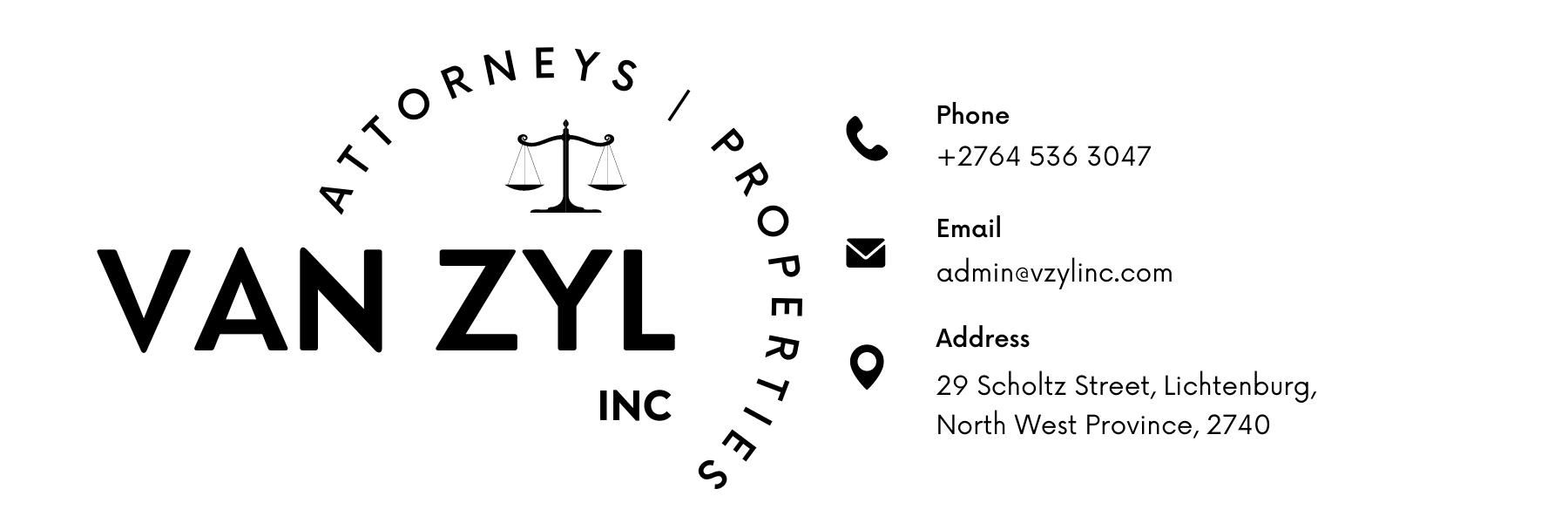 VAN ZYL ATTORNEYS INC - Attorney, Lawyer, Law Firm, Property & Real ...