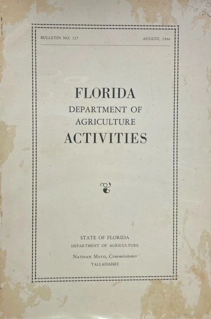 Florida Department of Agriculture Activities