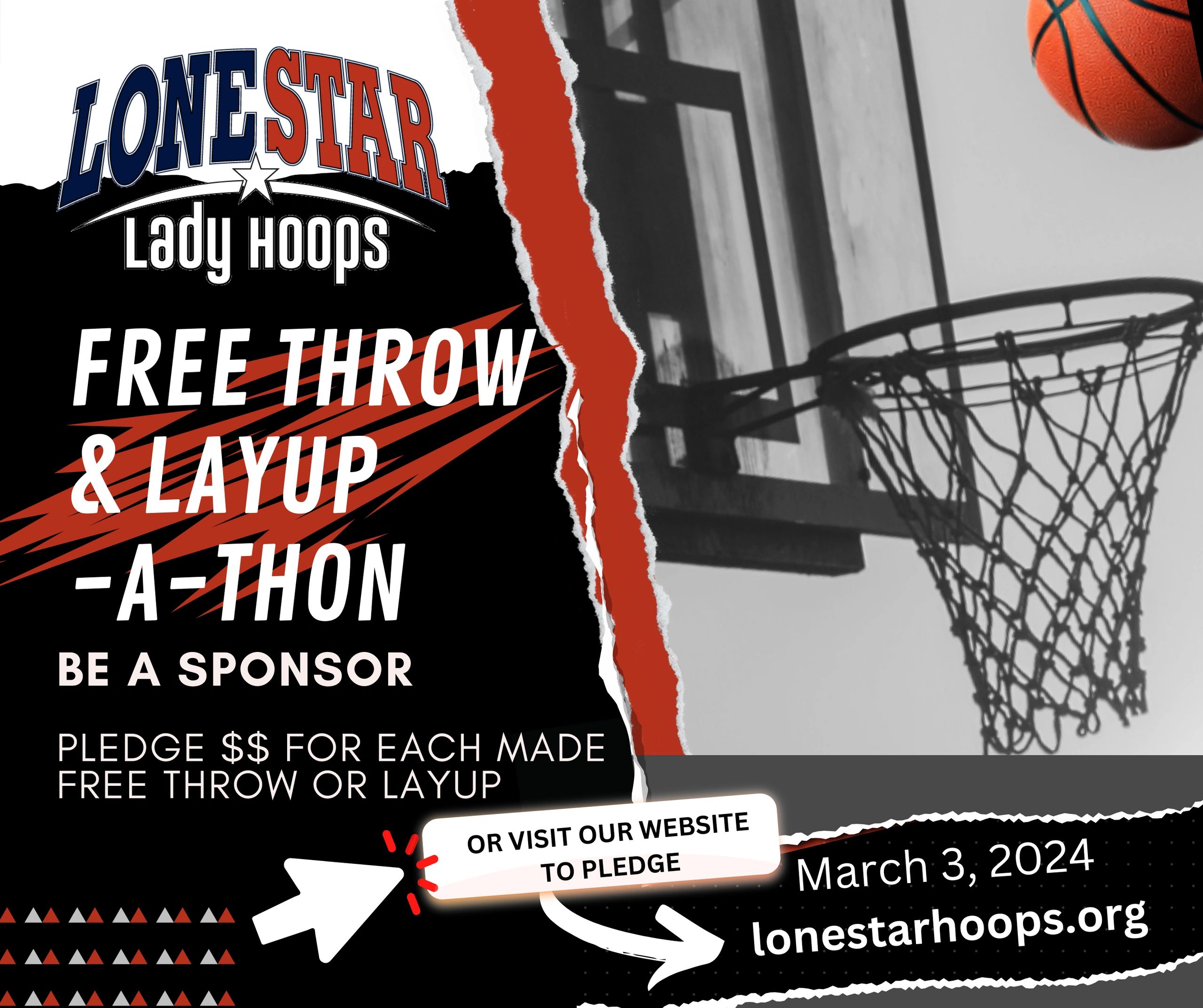 Girls Youth Basketball - Lone Star Lady Hoops