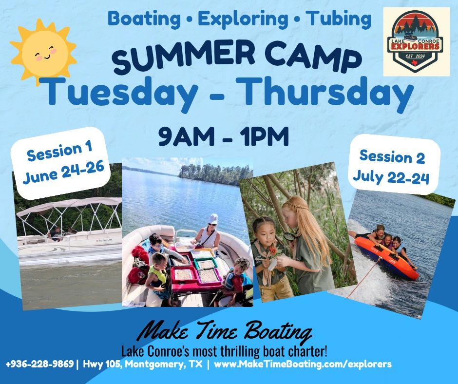 Adventure and Learning: Lake Conroe Explorers Summer Day Camp