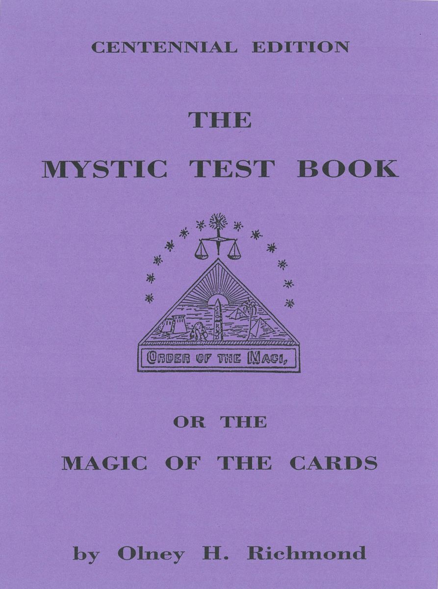 CENTENNIAL EDITION: THE MYSTIC TEST BOOK (PDF) by Olney H. Richmond