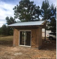 World's first prefab dirt shack (almost done)