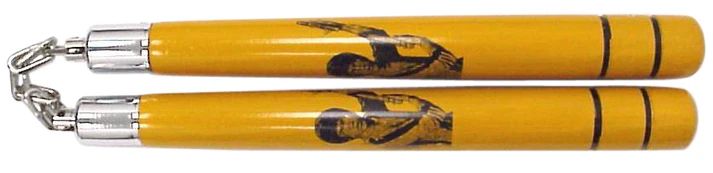 Yellow Bruce Lee Nunchucks