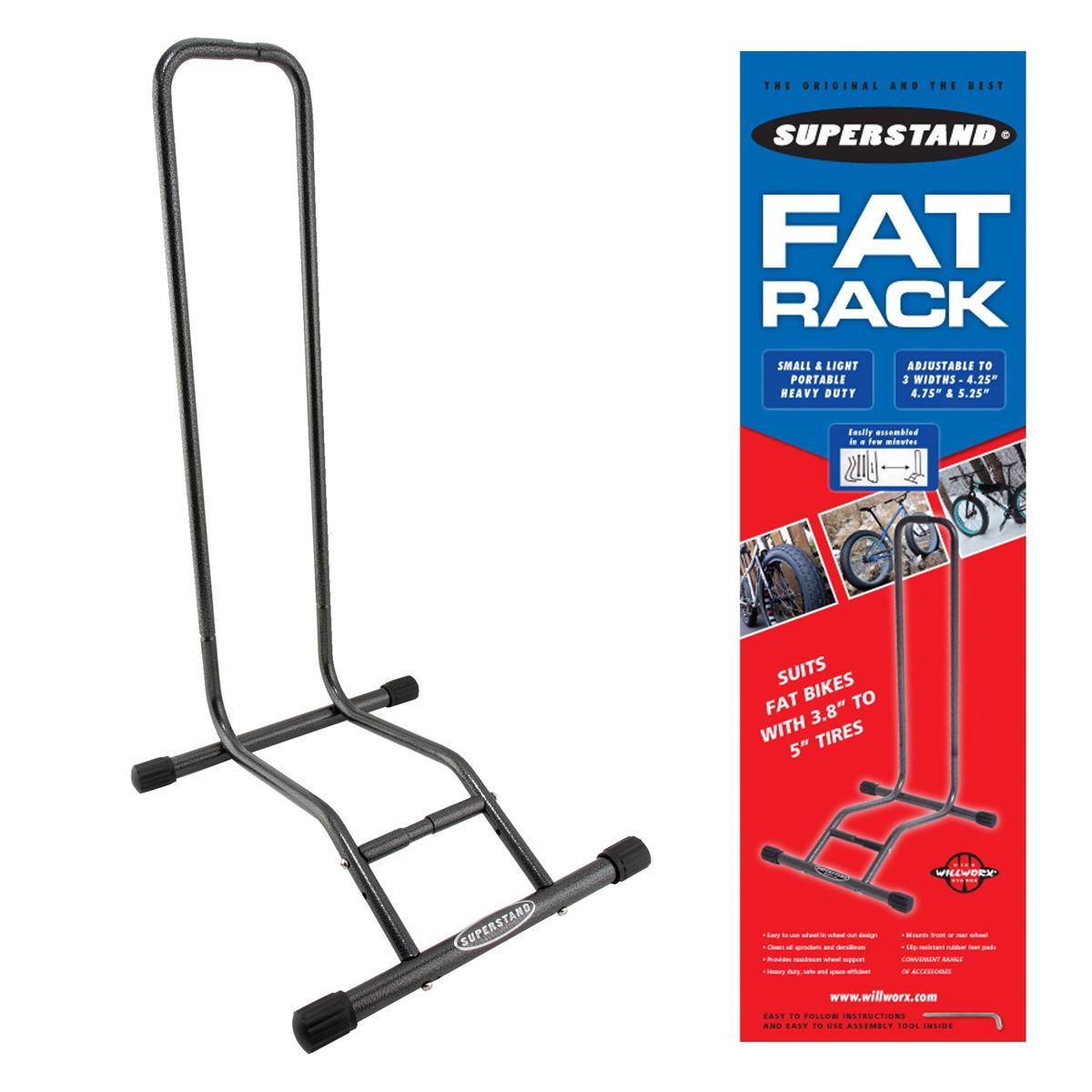 WillWork Super stand Fat Rack Bike Rack