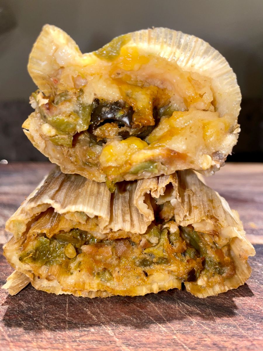 Ultimate Green-Chili and Cheese Tamale (Dozen)