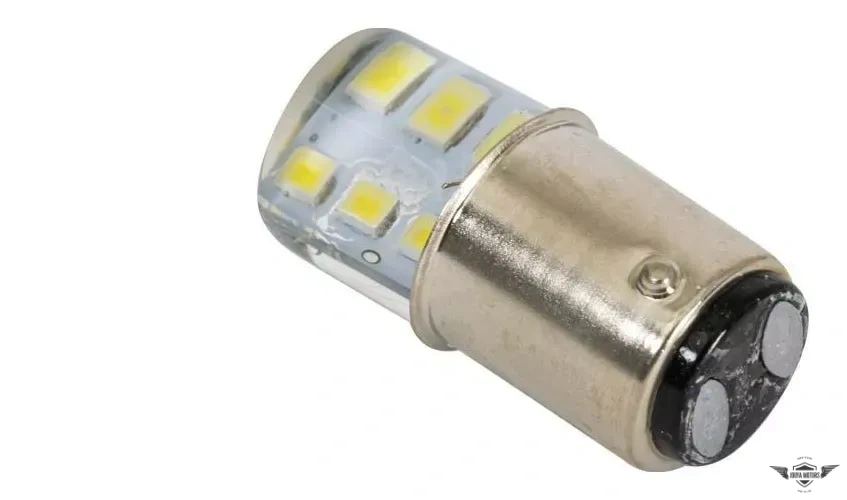 FOCO CALAVERA 2/3W 12V BLANCO LED (STOP ESTROBO) SOLO FOCO P