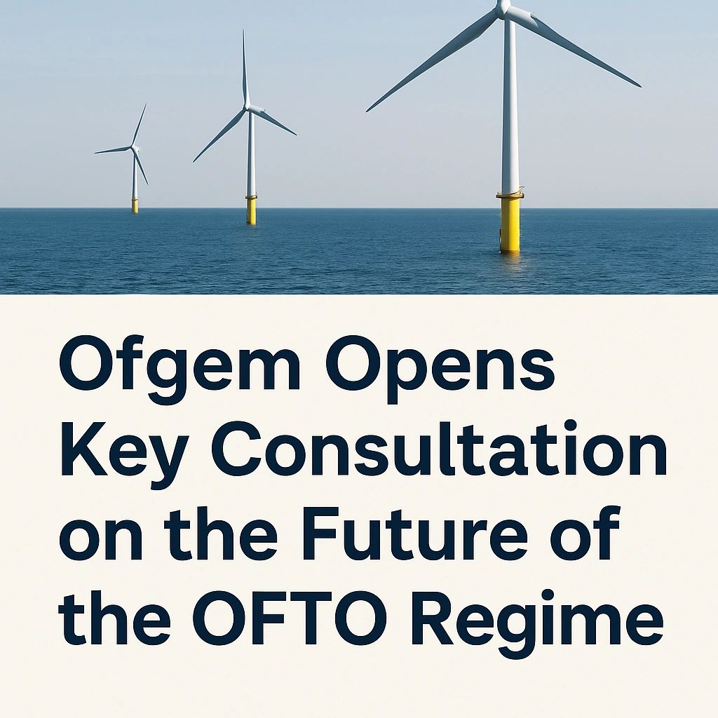 Ofgem Opens Key Consultation on the Future of the OFTO Regime