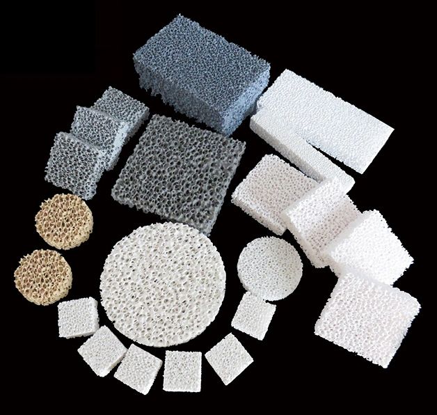 Ceramic Foam Filter CFF ceramic filter for casting Overview