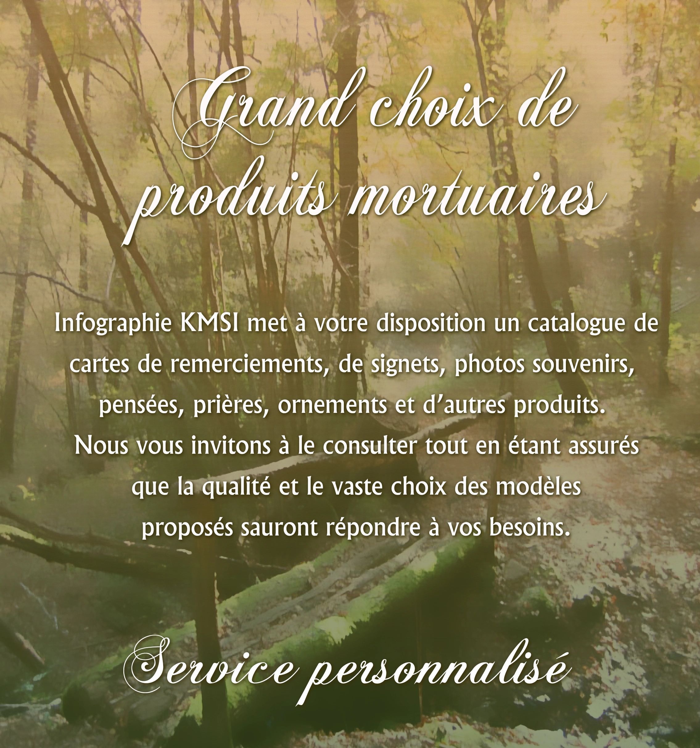 Signet Funéraire - Infographie KMSI Enr - Sherbrooke, Québec