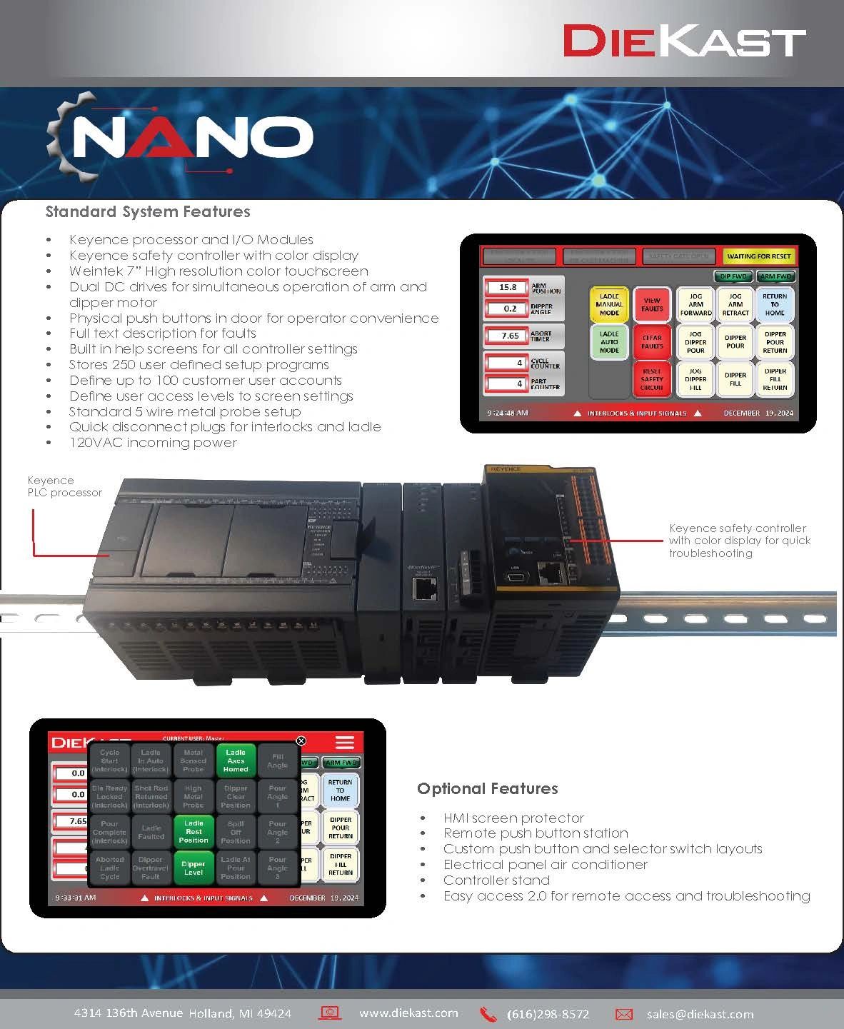 Nano Ladle Controls