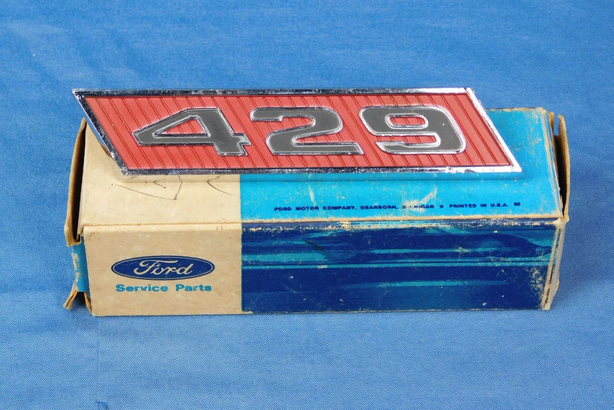 429 fender badge emblem NOS D0GY-16229-B