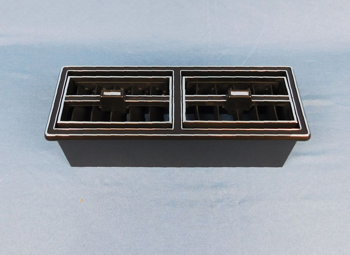 Center AC vent registers and bezel RESTORED REPLATED AS NEW!!