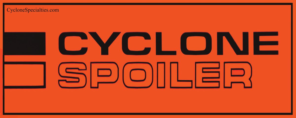 Competition Orange Cyclone Spoiler 5'X2' banner