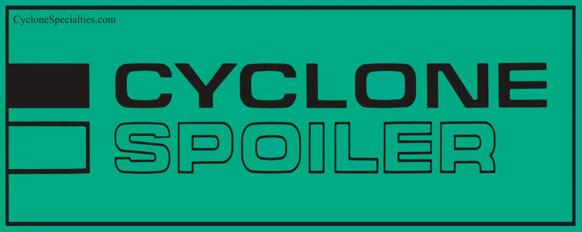 Competition Green Cyclone Spoiler Banner