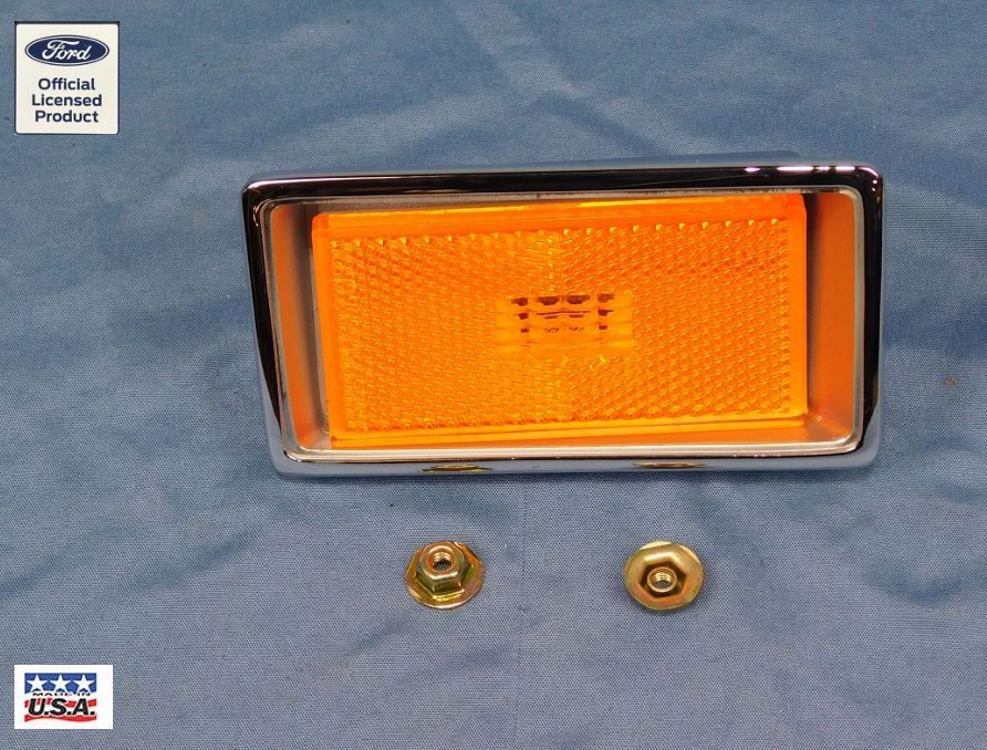 Right front marker light and bezel NEW