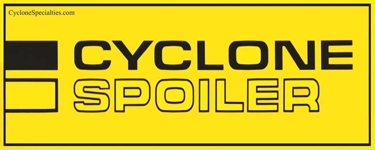 Competition Yellow Cyclone Spoiler 5'X2' banner