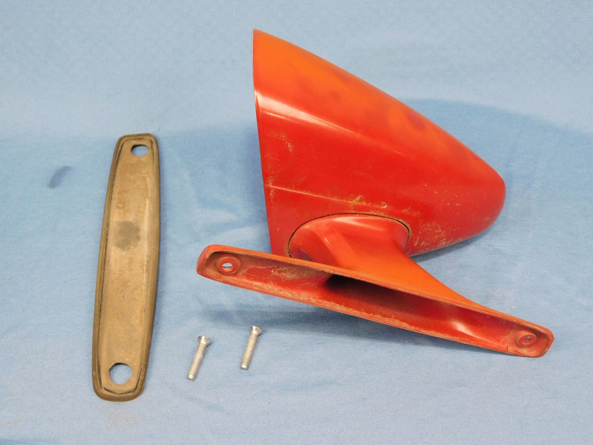 Right side view sport bullet racing mirror with gasket