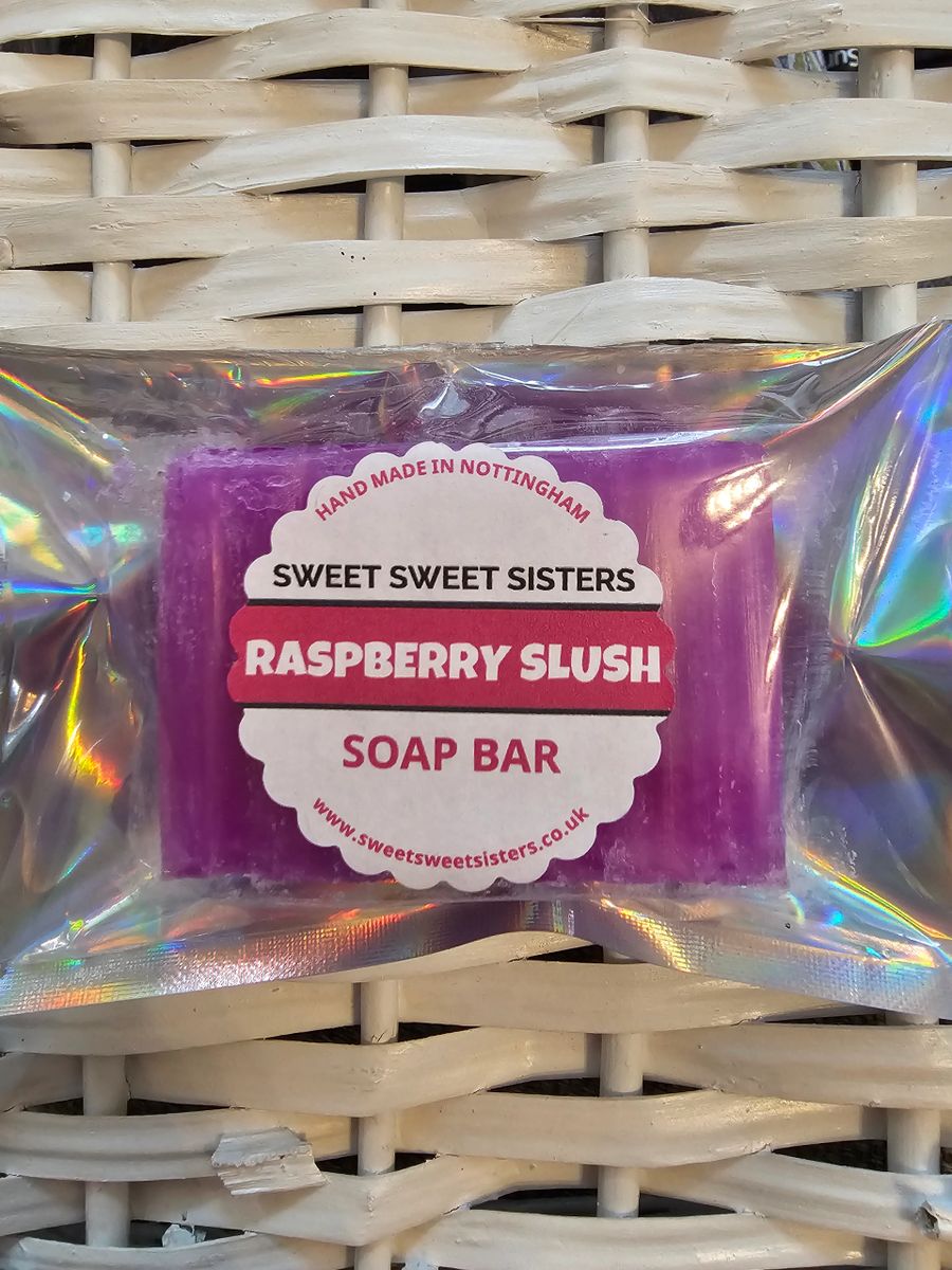 Sweet Raspberry Slush soap bar