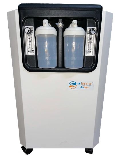 5. Entrusted Oxy Max 10 LPM Oxygen Concentrator with Dual Flow & Built ...