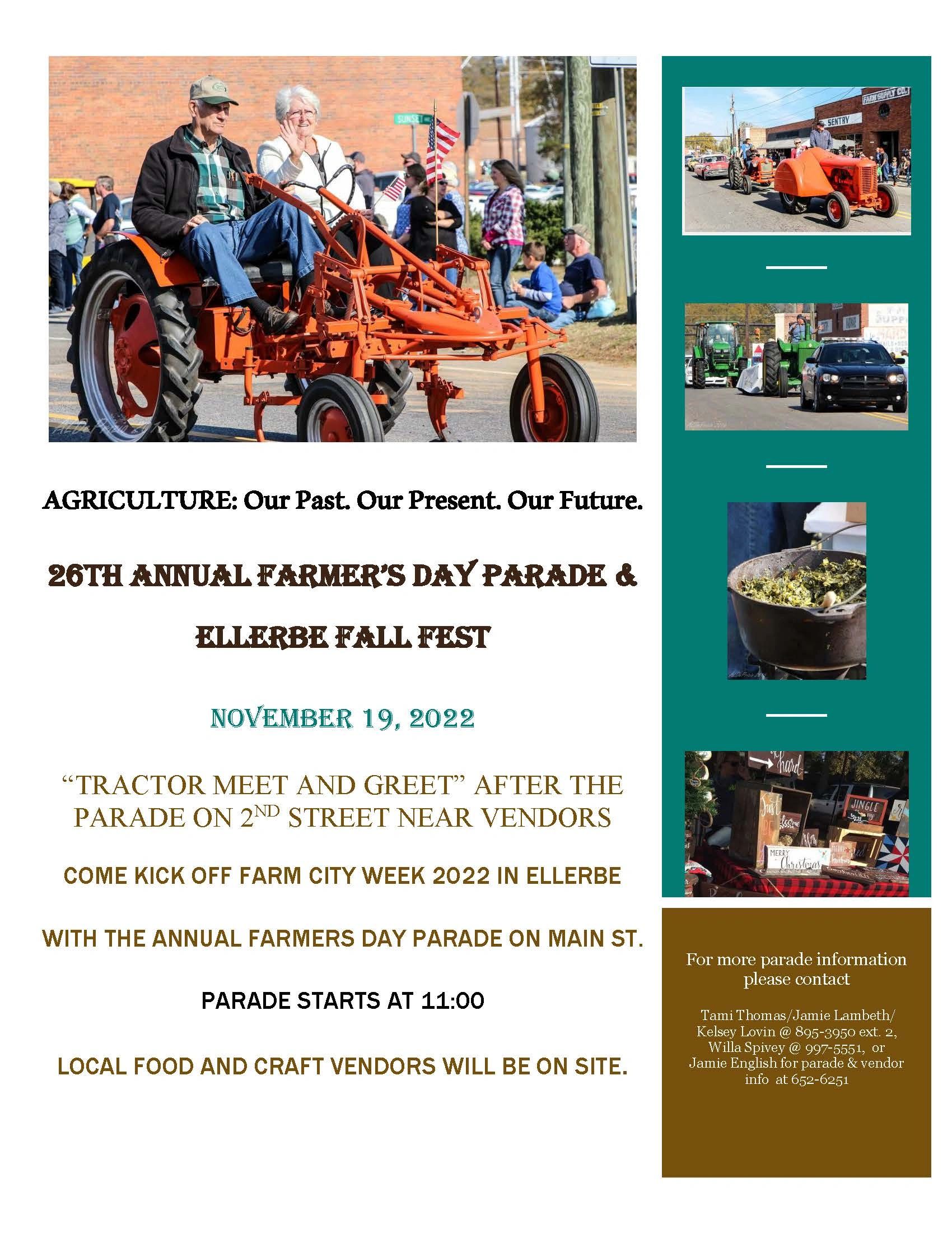 26th Annual Ellerbe Farmers Day Parade