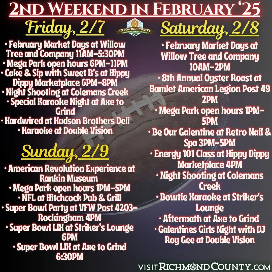 2nd Weekend in February '25!